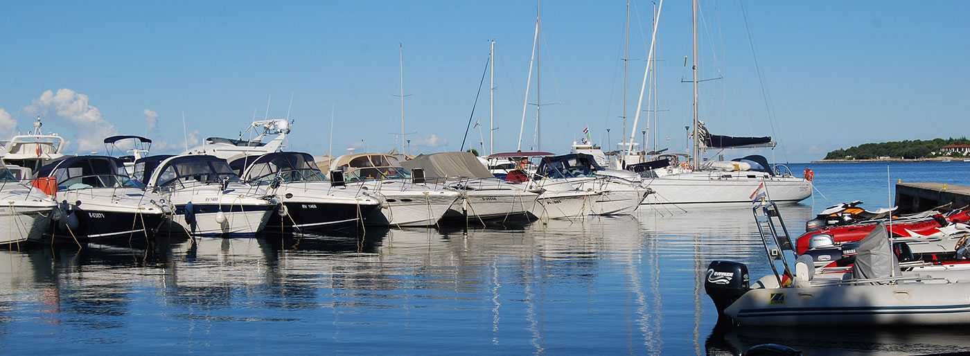 Marina u naturističkom kampu Valalta Rovinj, Istra, Hrvatska ...